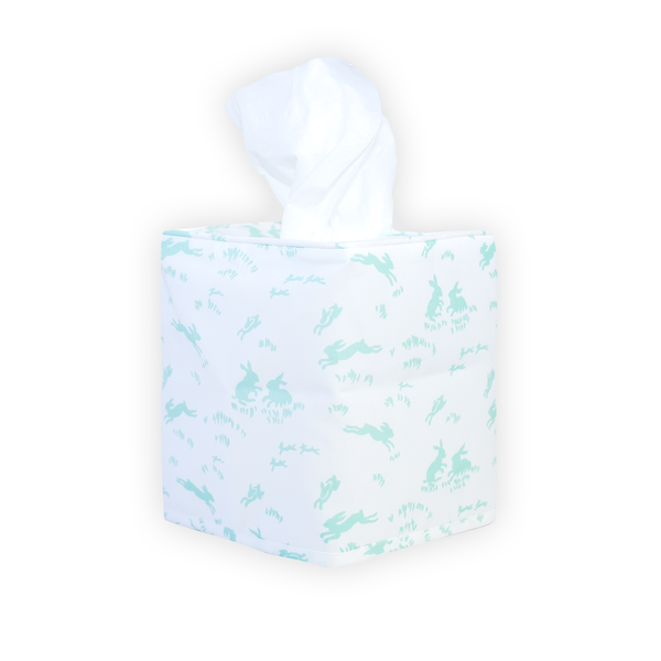 Lapins Mint Green Tissue Box Cover – D Porthault