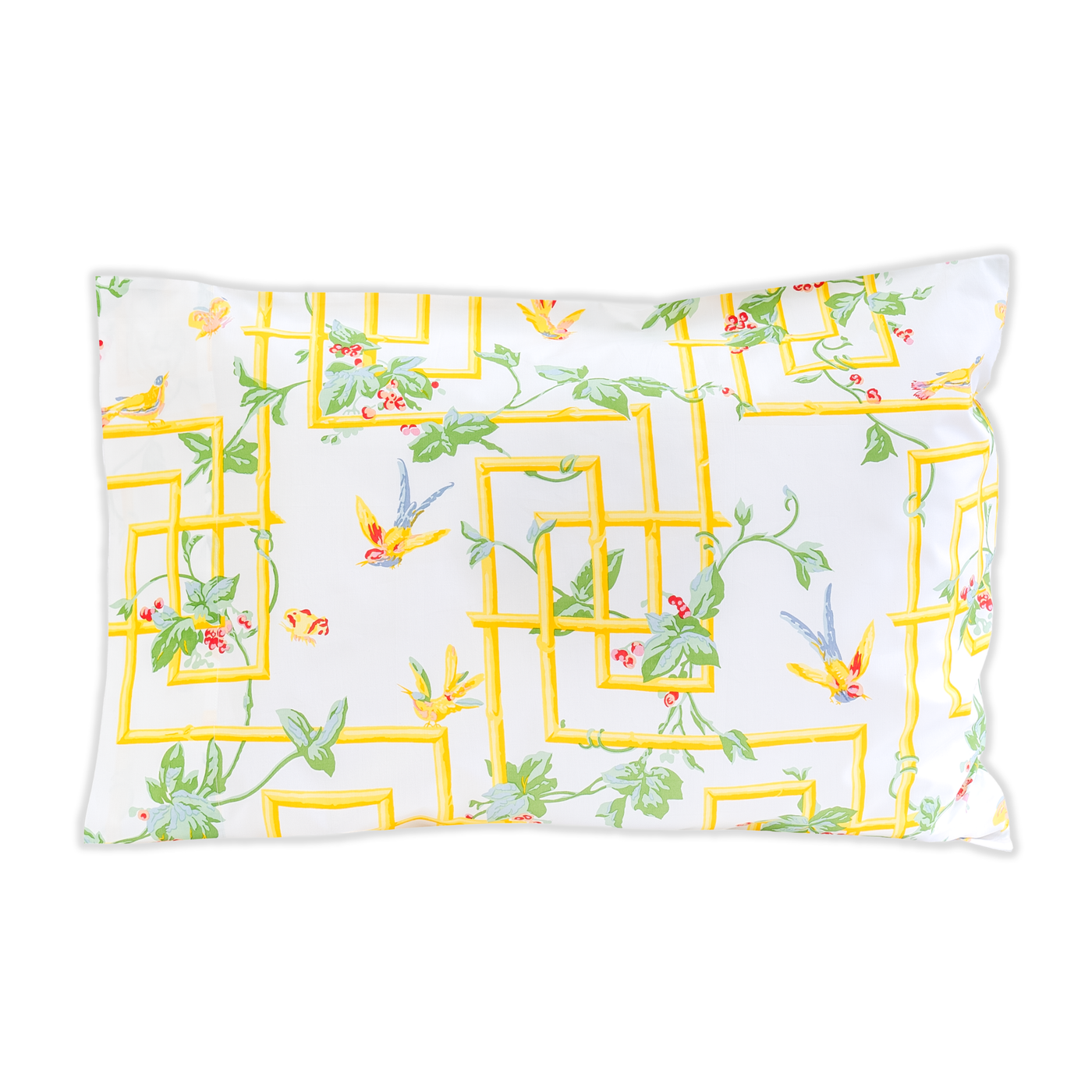 Pergola Yellow/Green Standard Pillowcase