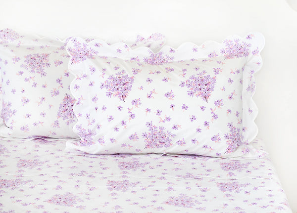 Violettes Lilac Bed Linens – D Porthault